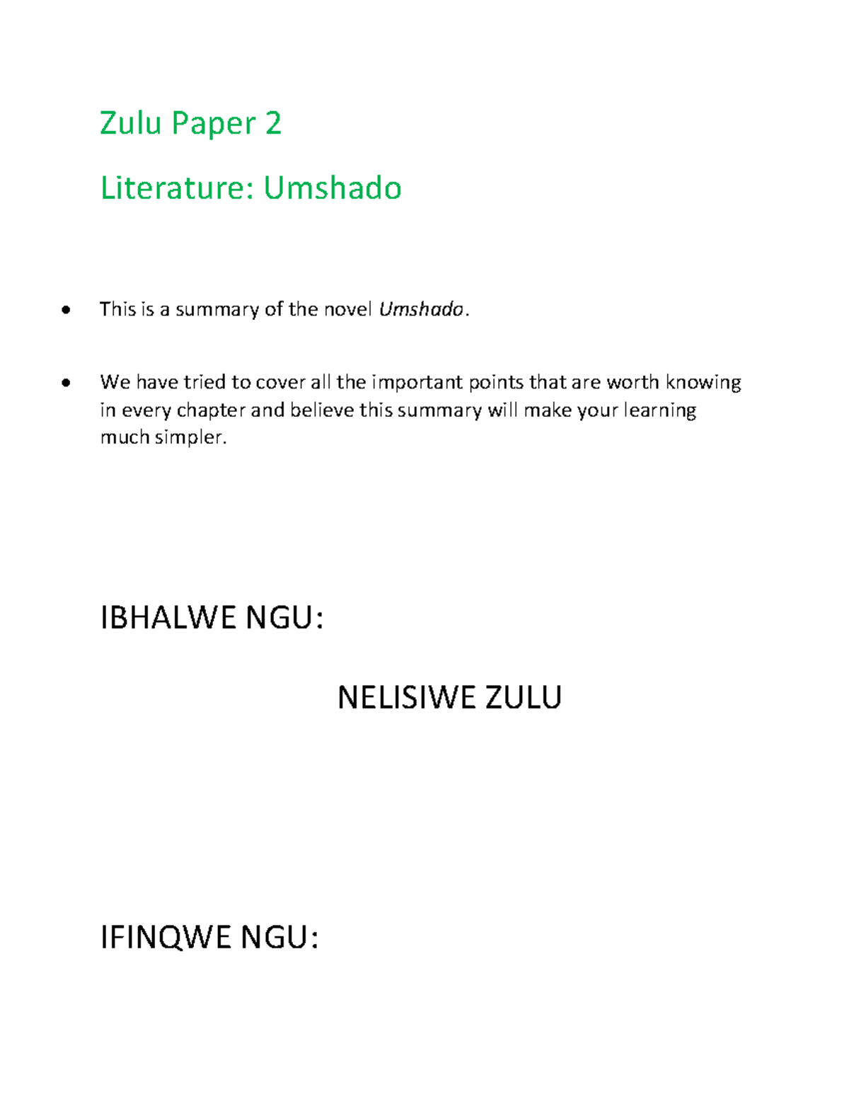 Zulu-paper-2-literature-umshado-ibhalwe-ngu-nelisiwe-zulu compress ...
