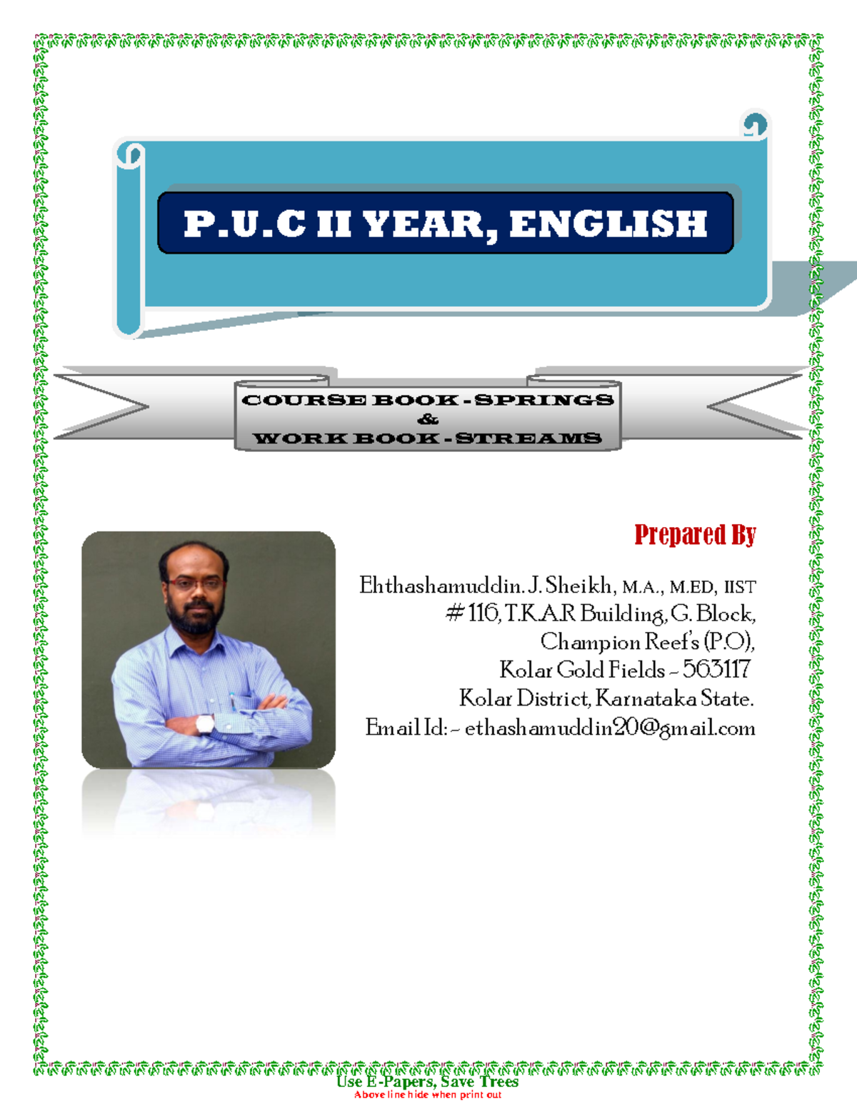 2nd PUC English Workbook: Comprehensive Study Notes and Key Insights ...