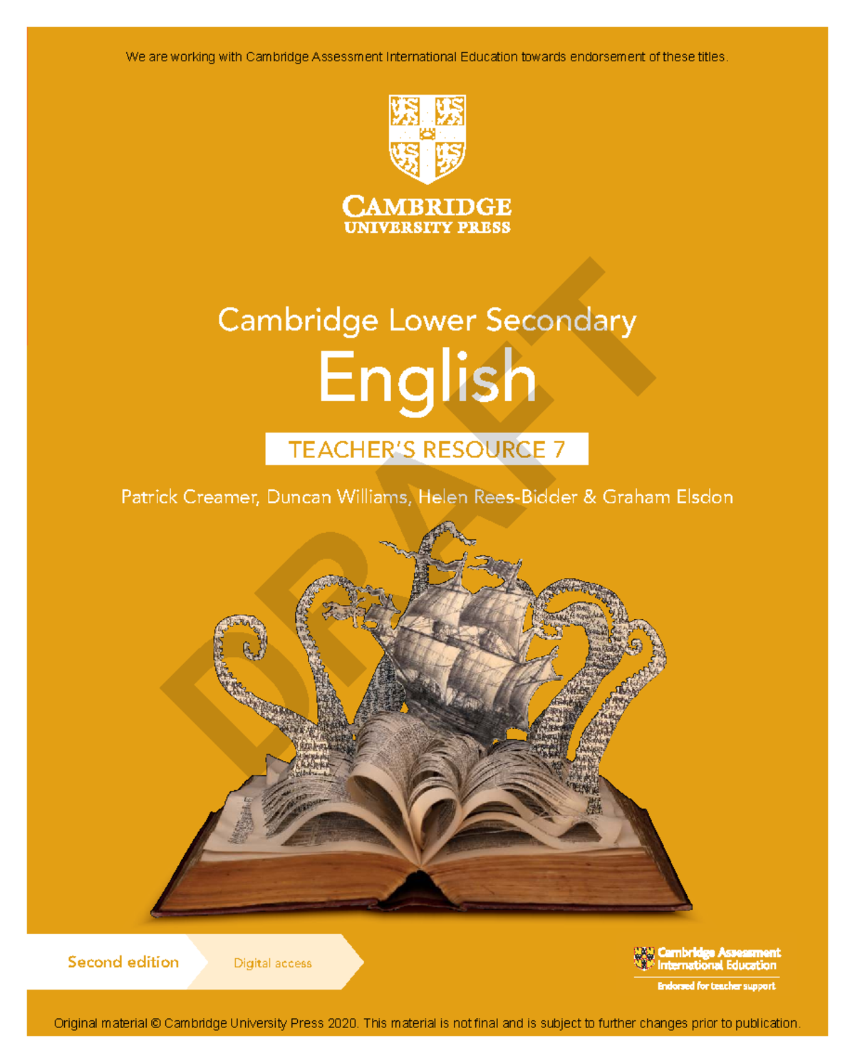 Cambridge Lower Secondary English 7: Teacher's Resource Overview and ...