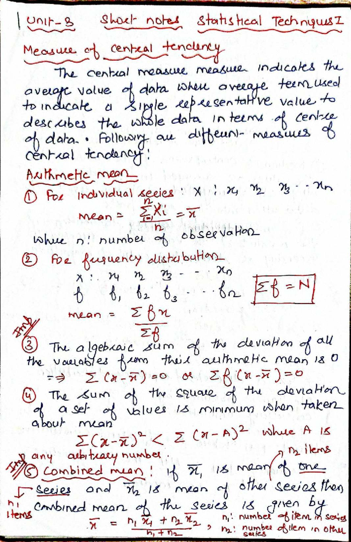 Module 3 Notes - Unit 3: Statistical Techniques I - Central Tendency ...