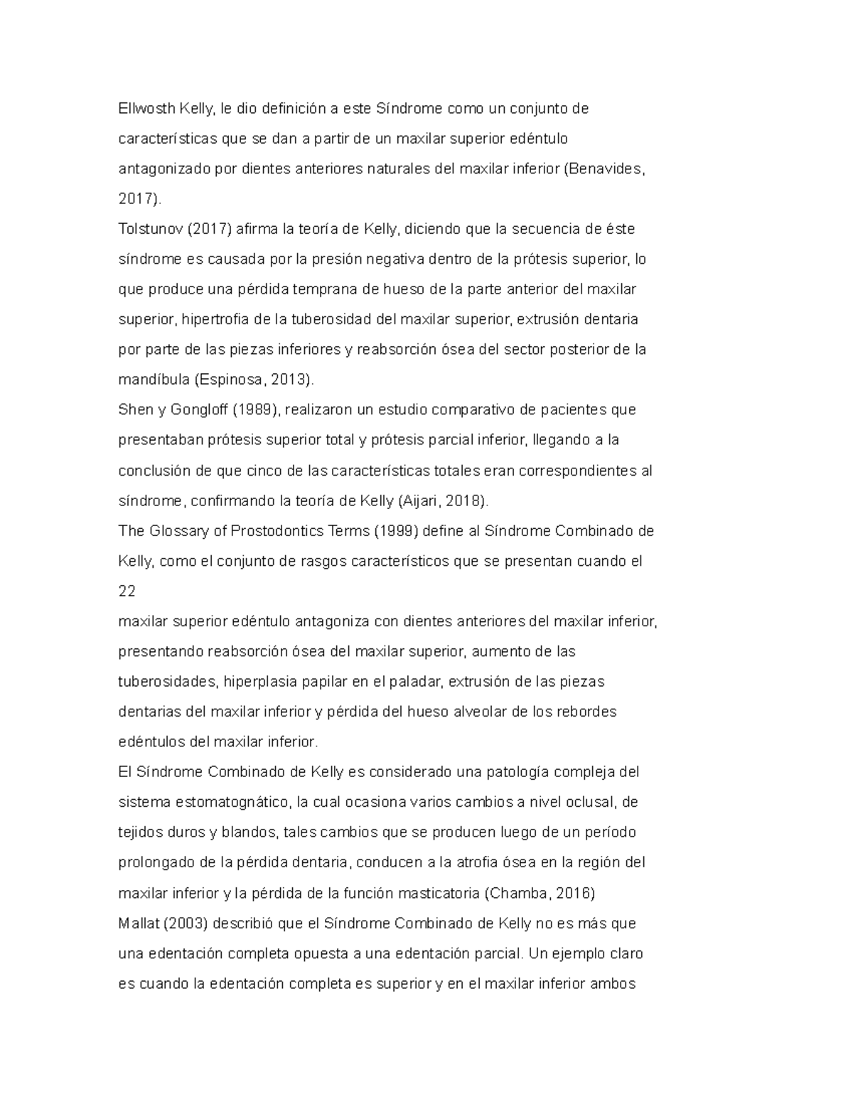 Síndrome Combinado de Kelly: Características y Consecuencias Clínicas ...