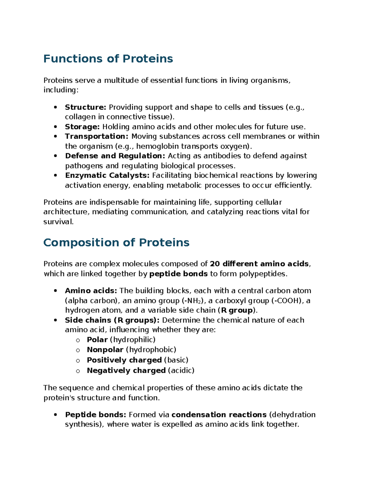 Comprehensive Guide to Cellular Biology and Biochemical Processes (BIO101) - Studocu
