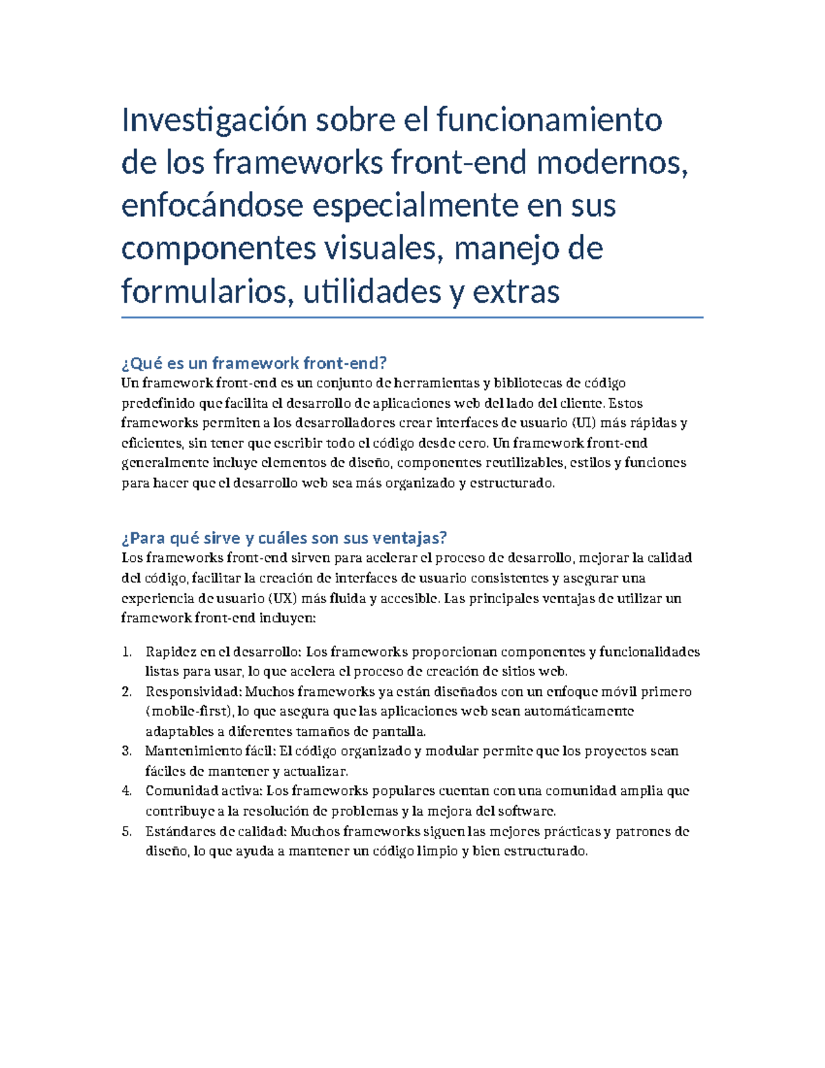 Investigación sobre el Framework Bootstrap: Componentes y Ventajas ...