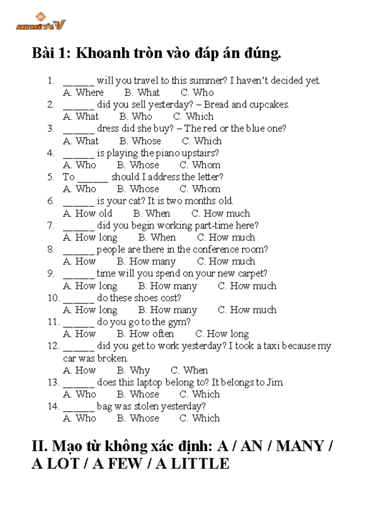 Unit 4,5 Grammar Exercises - Grade 8 Quiz - Studocu