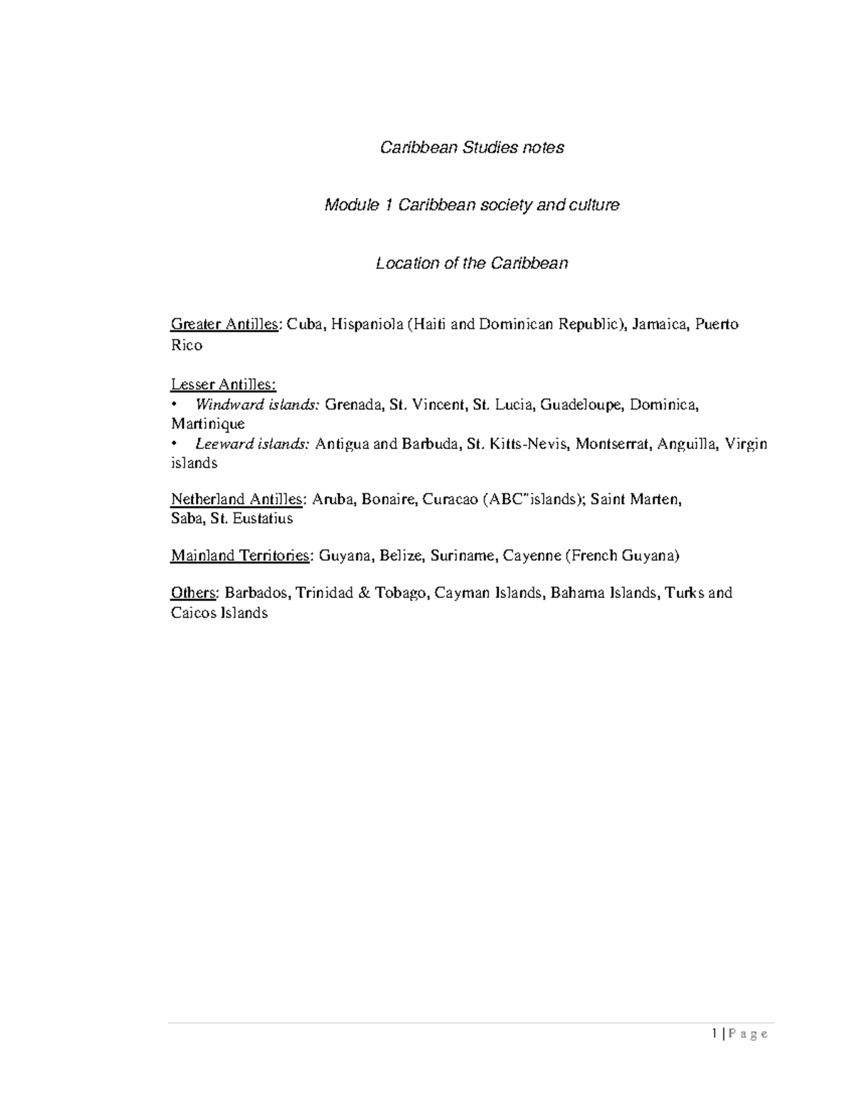 CSEC Social Studies June 2019 Paper 1-1 - CAPE Caribbean Studies - Studocu
