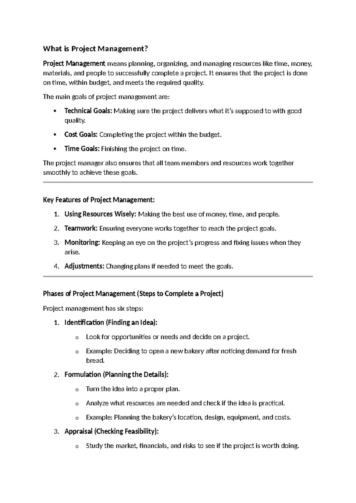 Unit3 pme - pme - What is Project Management? Project Management means ...