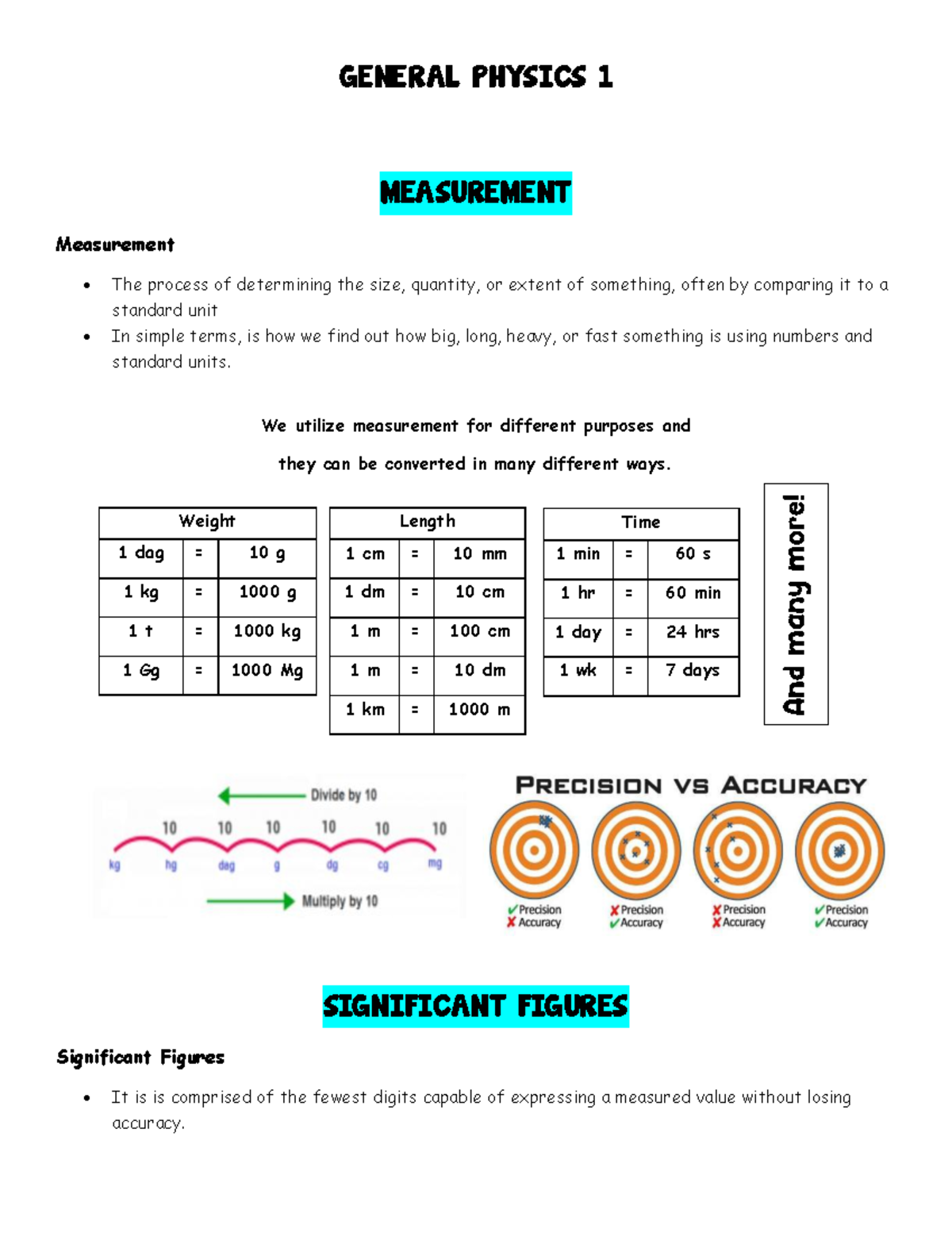 General Physics 1: Sample Problems on Motion & Acceleration - Studocu