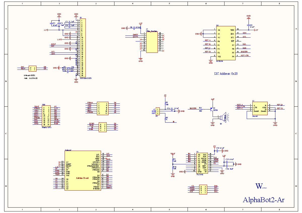 AlphaBot2-Ar Schematic Diagram and Component Overview - Studocu