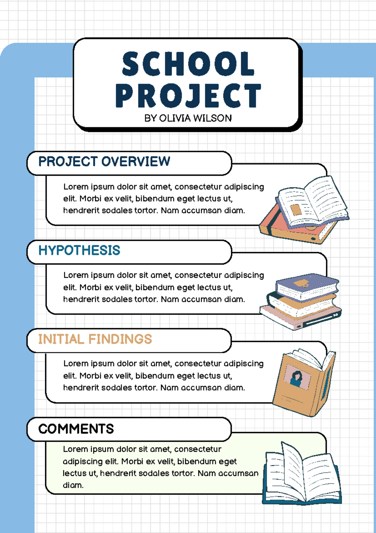 White and blue educational school project A4 Document 20240501 132248 ...