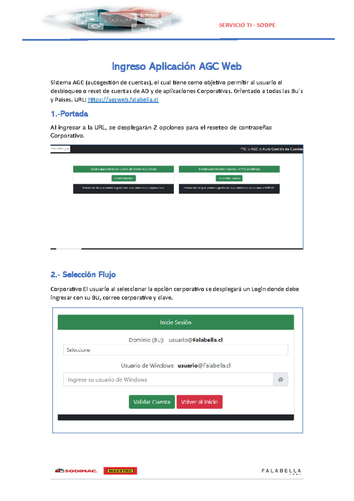 Instructivo de Ingreso a la Aplicación AGC Web para Corporativas - Studocu