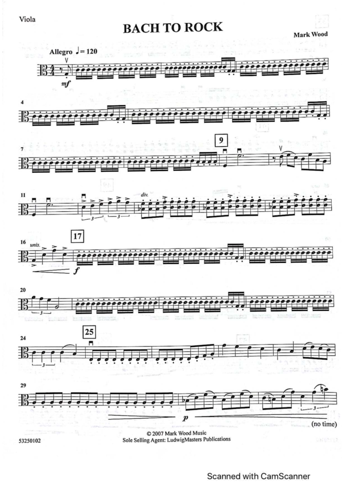 Bach to Rock Viola Practice - Mark Wood 53250102 - Studocu
