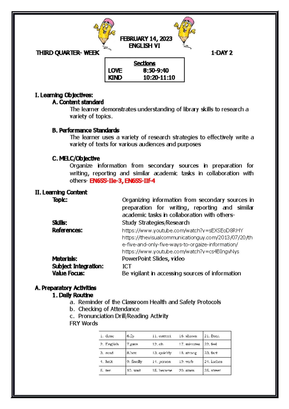 Learning Task 12 - Bachelor of Secondary Education - Studocu