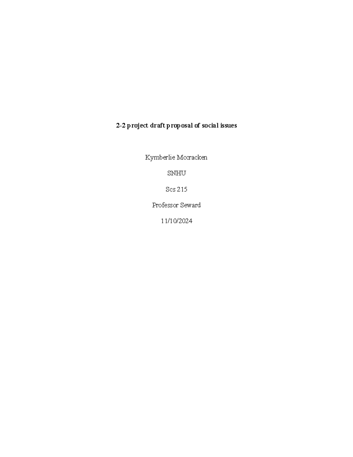 Scs 215 Project Draft Proposal on Social Issues: Sexual Orientation ...