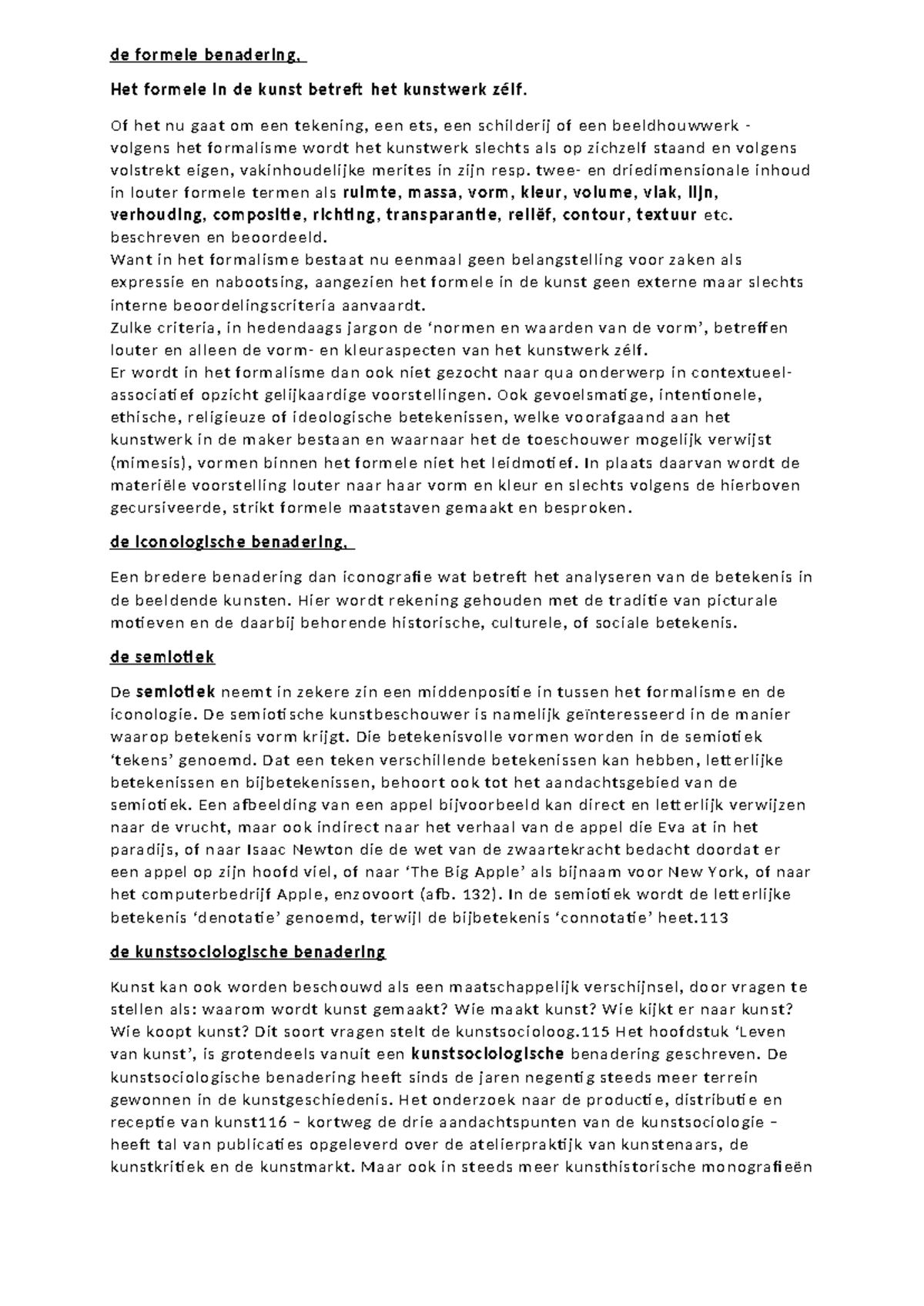 Kunstbenaderingen: Formeel, Iconologisch, Semioti sch & Sociologisch ...