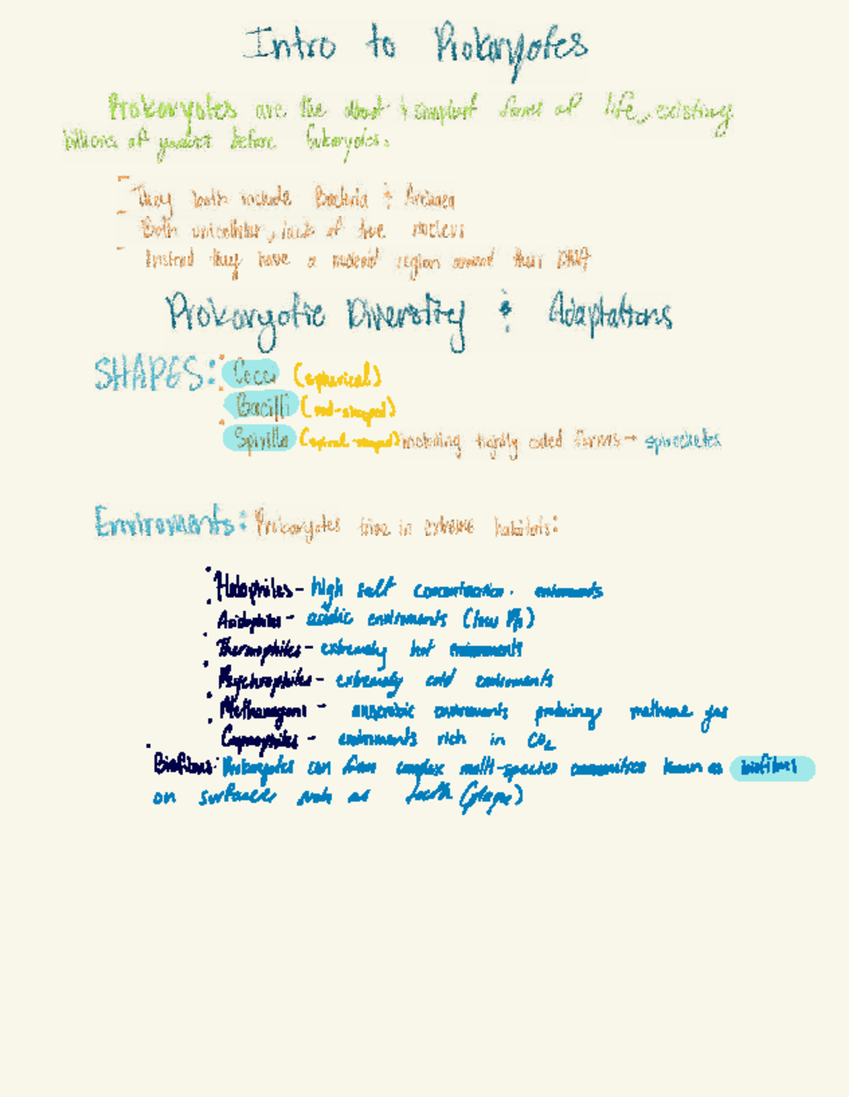 Introduction to Prokaryotes: Structure and Diversity - Studocu