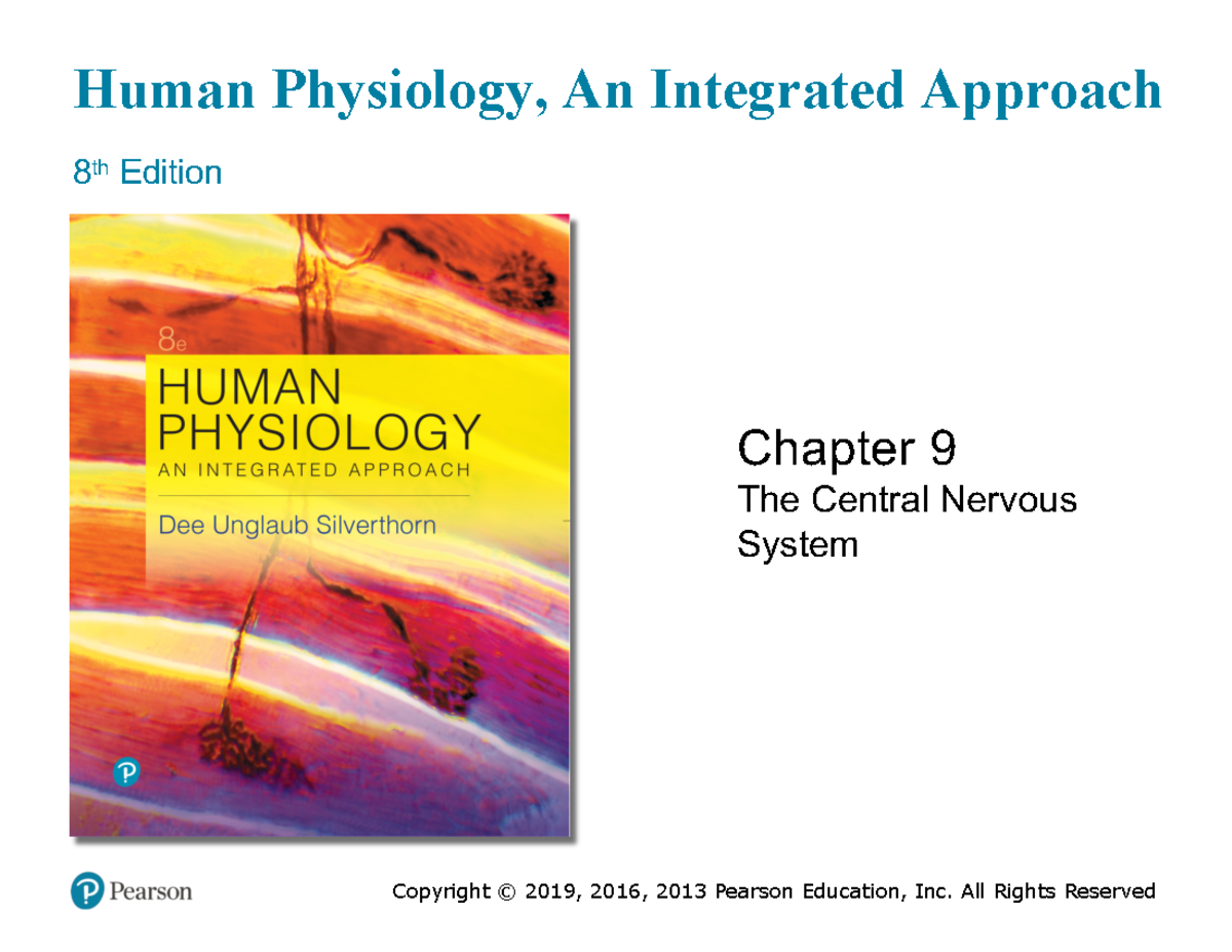 Chapter 9: The Central Nervous System Overview - Human Physiology ...