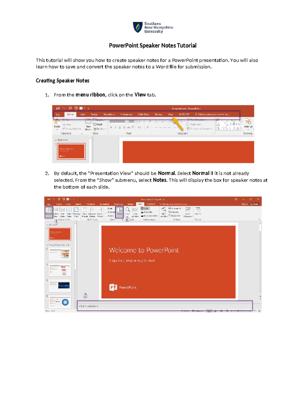 PowerPoint Speaker Notes Tutorial: Creating & Exporting Notes for ...