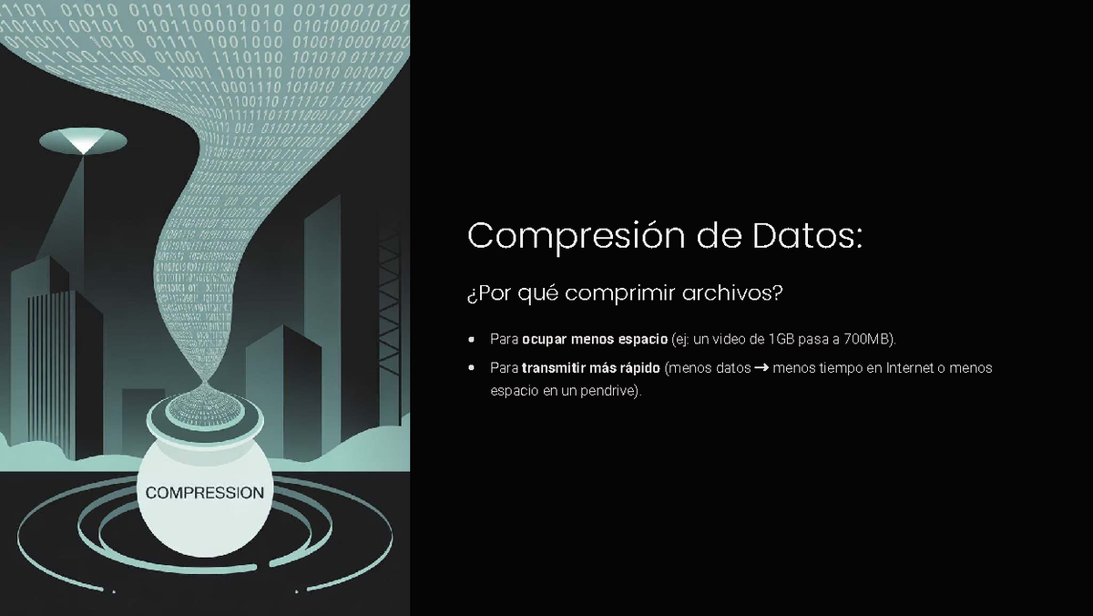 Compresión de Datos: Tipos y Algoritmos (Módulo 4) - Studocu