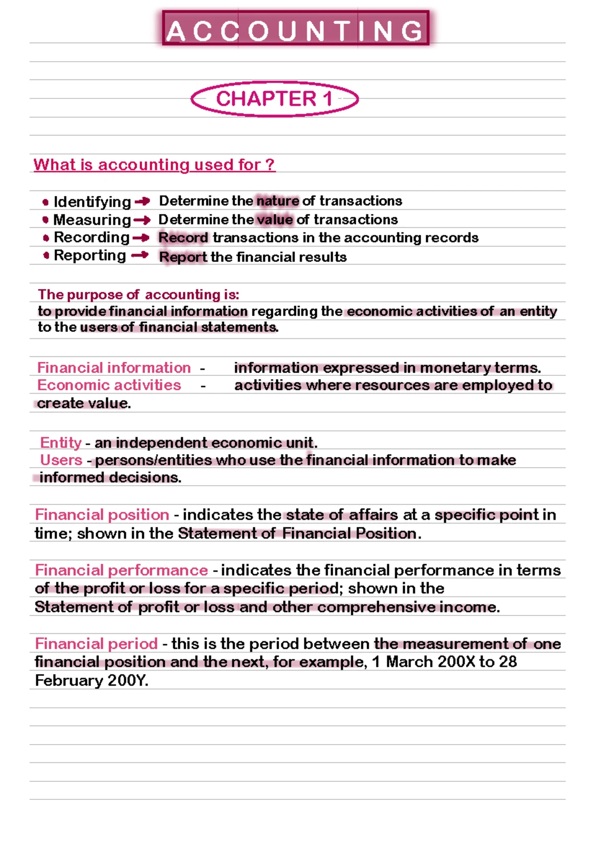 2025 ACCS111 Formal Test 1 - Financial Accounting Overview and ...