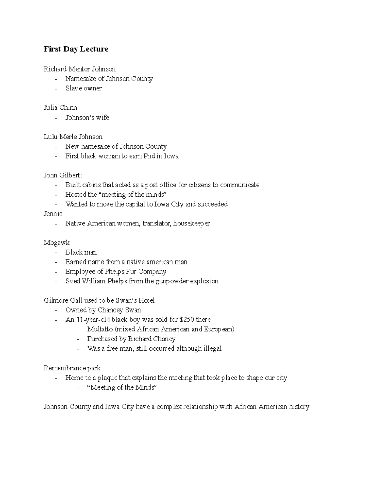 African American History: Voices of Resistance & Struggle (AAH 101 ...