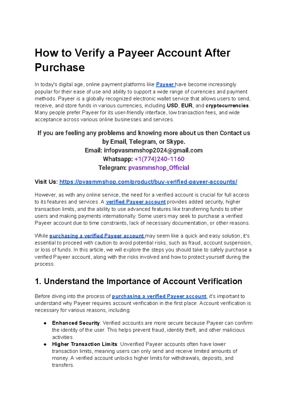 How to Verify a Payeer Account After Purchase - How to Verify a Payeer ...