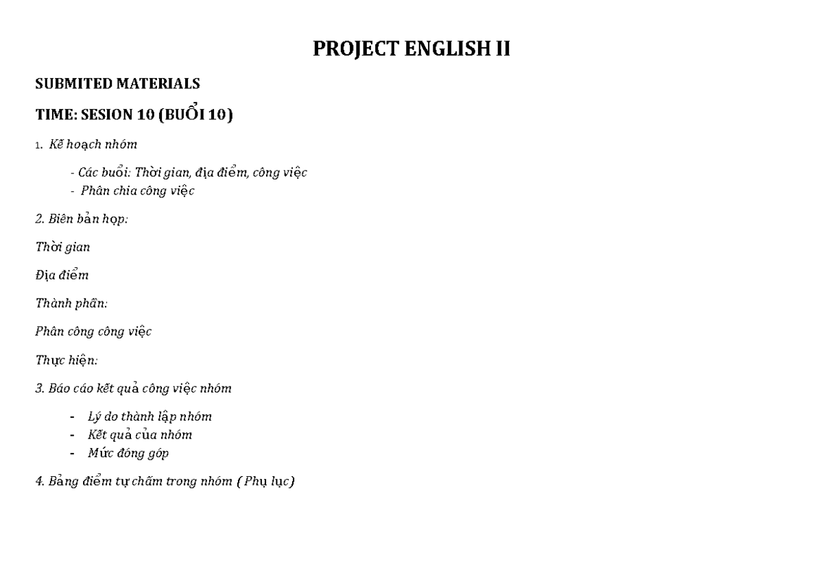 E2 Project - HD NỘP, CHẤM ĐIỂM - PROJECT ENGLISH II SUBMITED MATERIALS ...