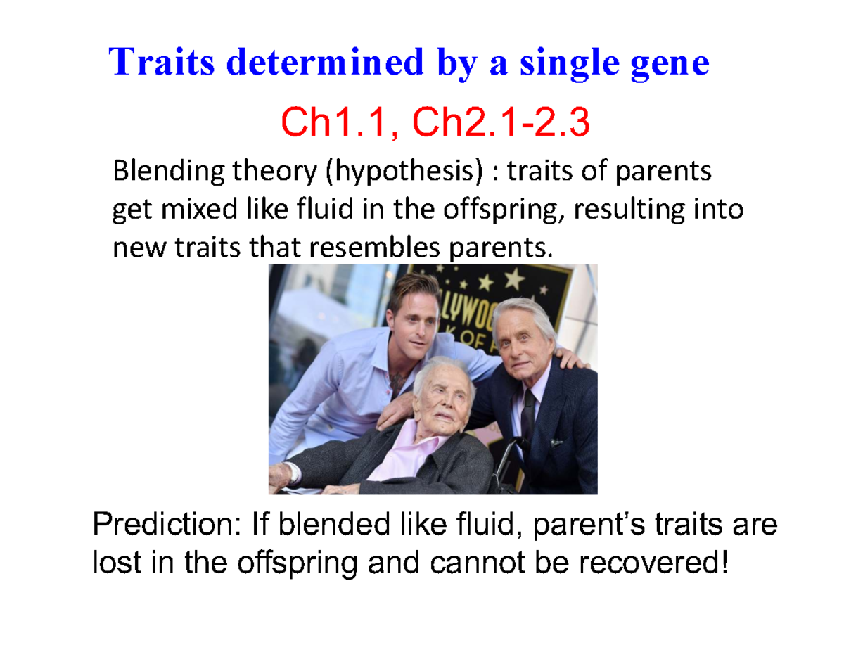 Lec-2 Gene and phenotype: understanding Mendelian inheritance and ...
