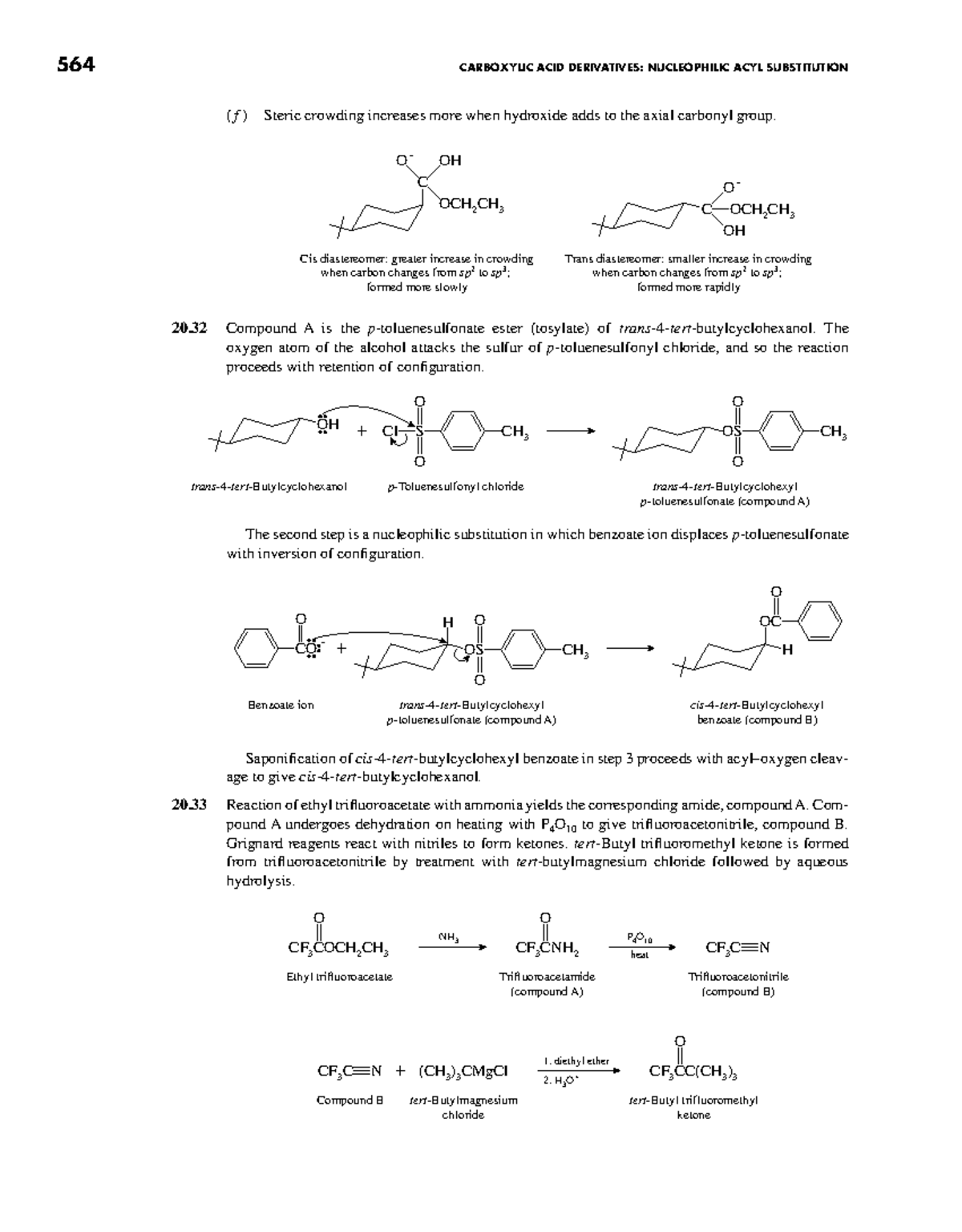 564 Organic Chemistry: Carboxylic Acid Derivatives & Nucleophilic ...