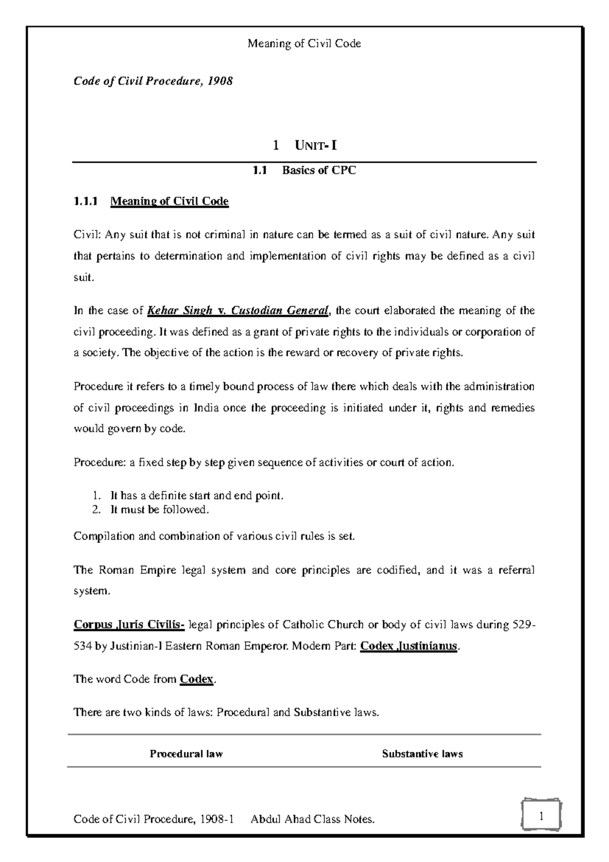 Code of Civil Procedure (CPC) 1908: Key Concepts and Interpretations ...