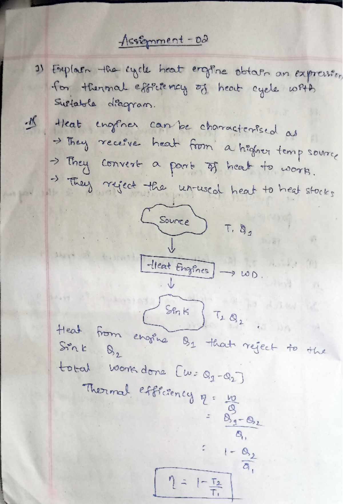 Thermo - Lecture Notes on Engine Cycles and Heat Transfer - Studocu