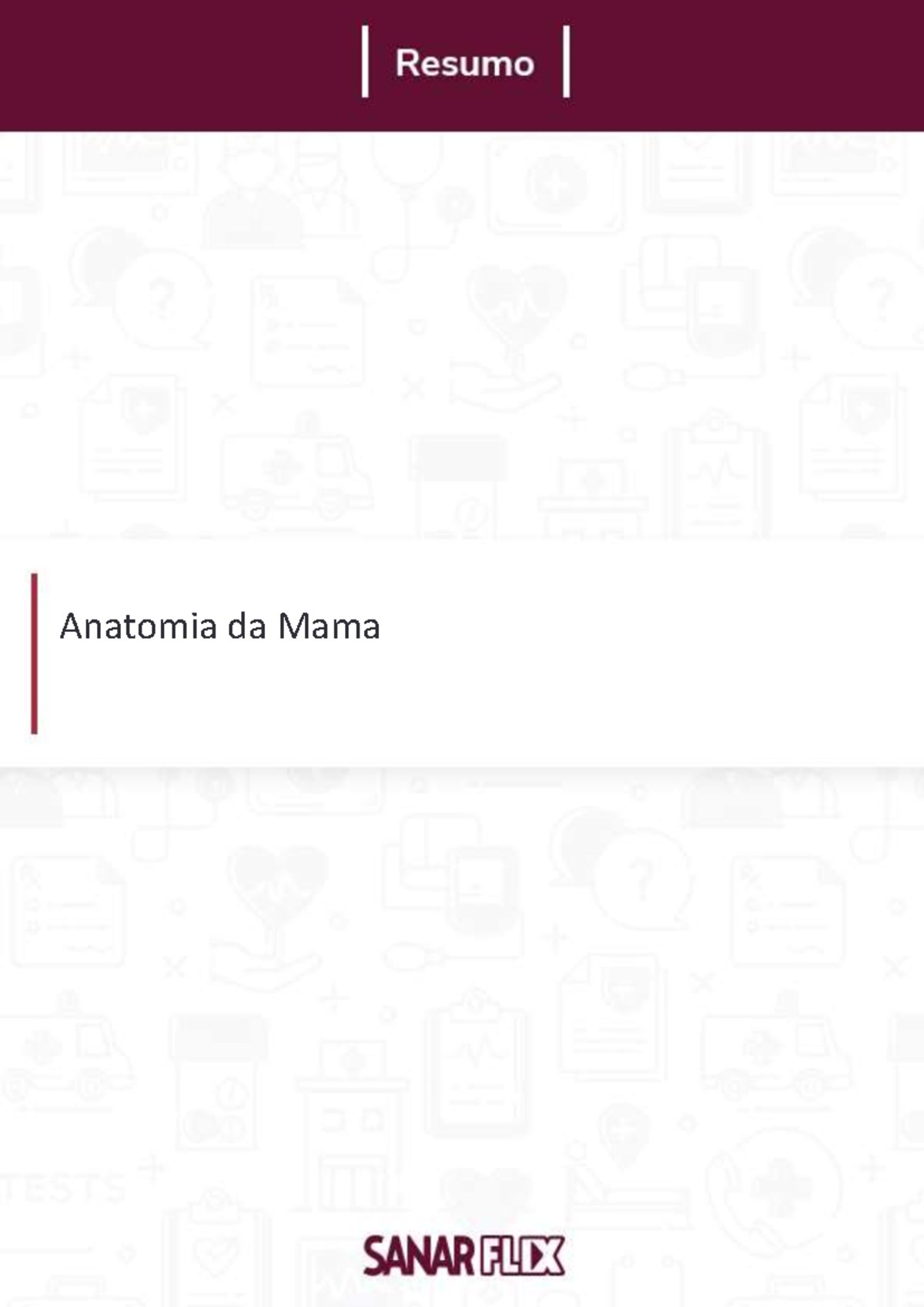 Anatomia da Mama: Resumo Completo e Estruturas Principais - Studocu