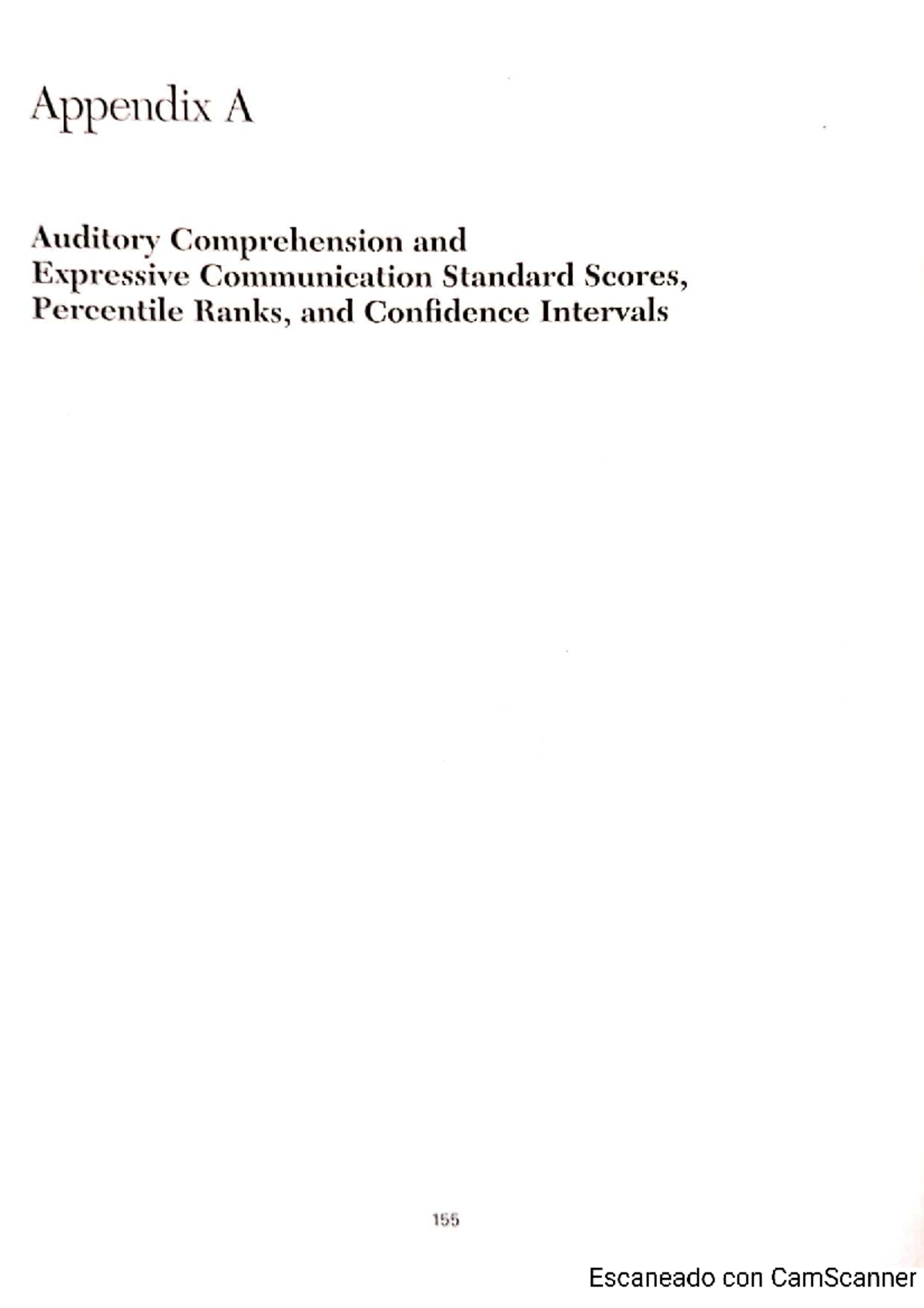 Appendix A: PLS5 Auditory Comprehension & Expressive Communication ...