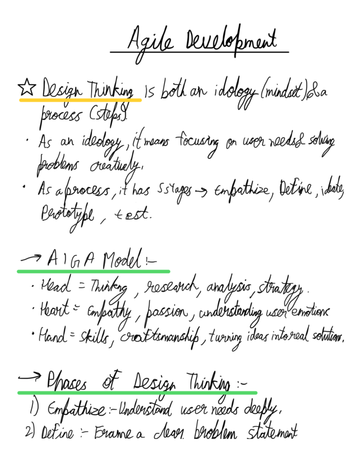 Agile Development - Btech Cse - 2004 – David Kelley founded Stanford d → major push for Design ...