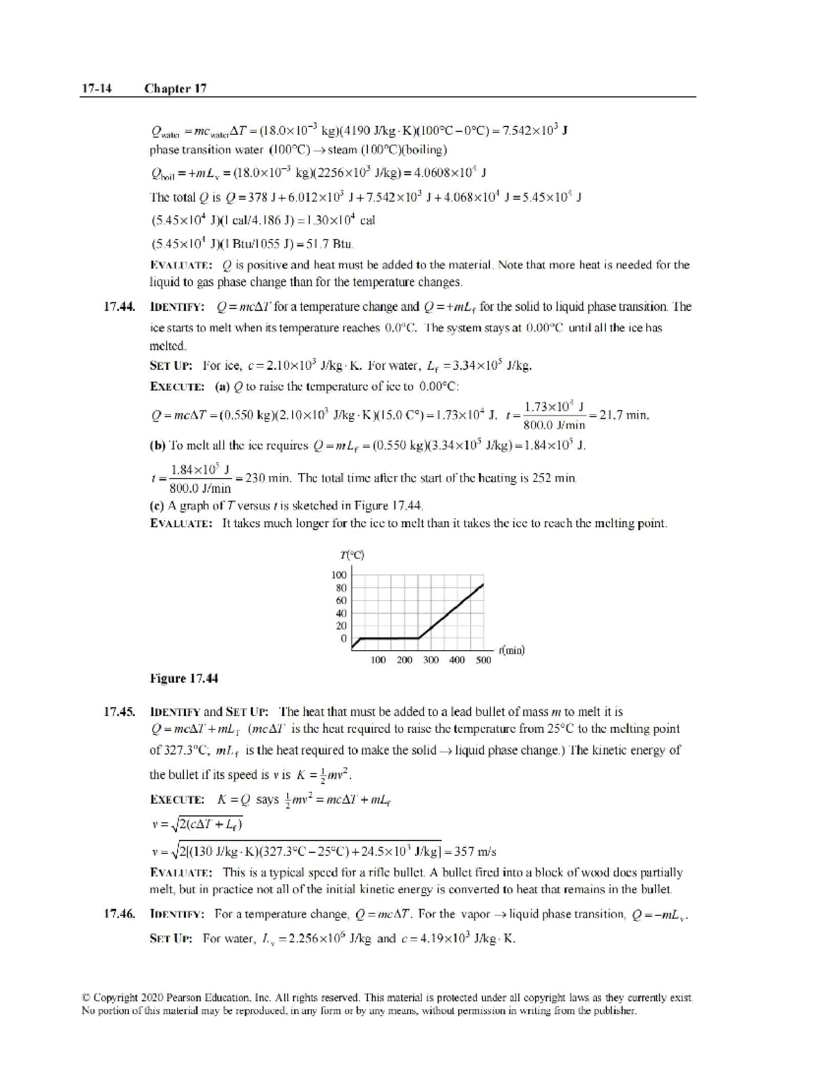University Physics (PHYS 101) Chapter 17: Heat Transfer and Phase ...