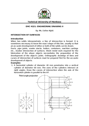 Lesson 5 Engineering Drawing II BSCE Assembly Drawings - Technical ...