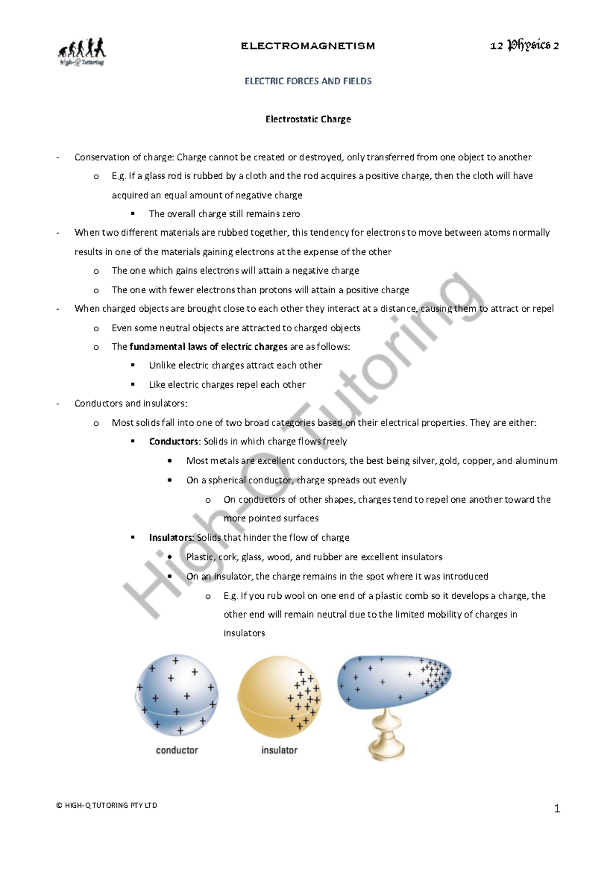 Electromagnetism 12 Physics 2: Electric Forces, Fields, and Magnetism ...