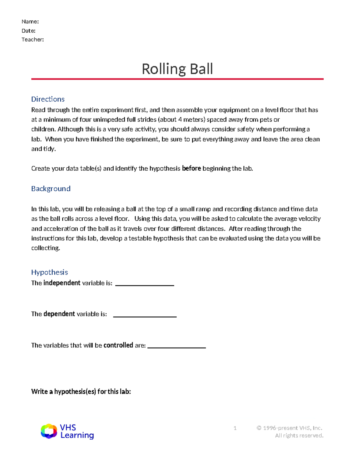03-04-rolling-ball - awef - Rolling Ball Directions Read through the ...