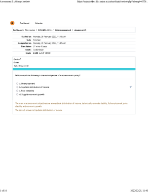 Ecs1601 assignment 1 - ECS1601 - Studocu