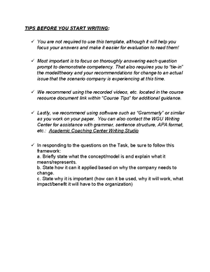 TASK 2 Meeting Analysis D370 WGU Rebecca BOHN - Rebecca Bohn Task 2 ...