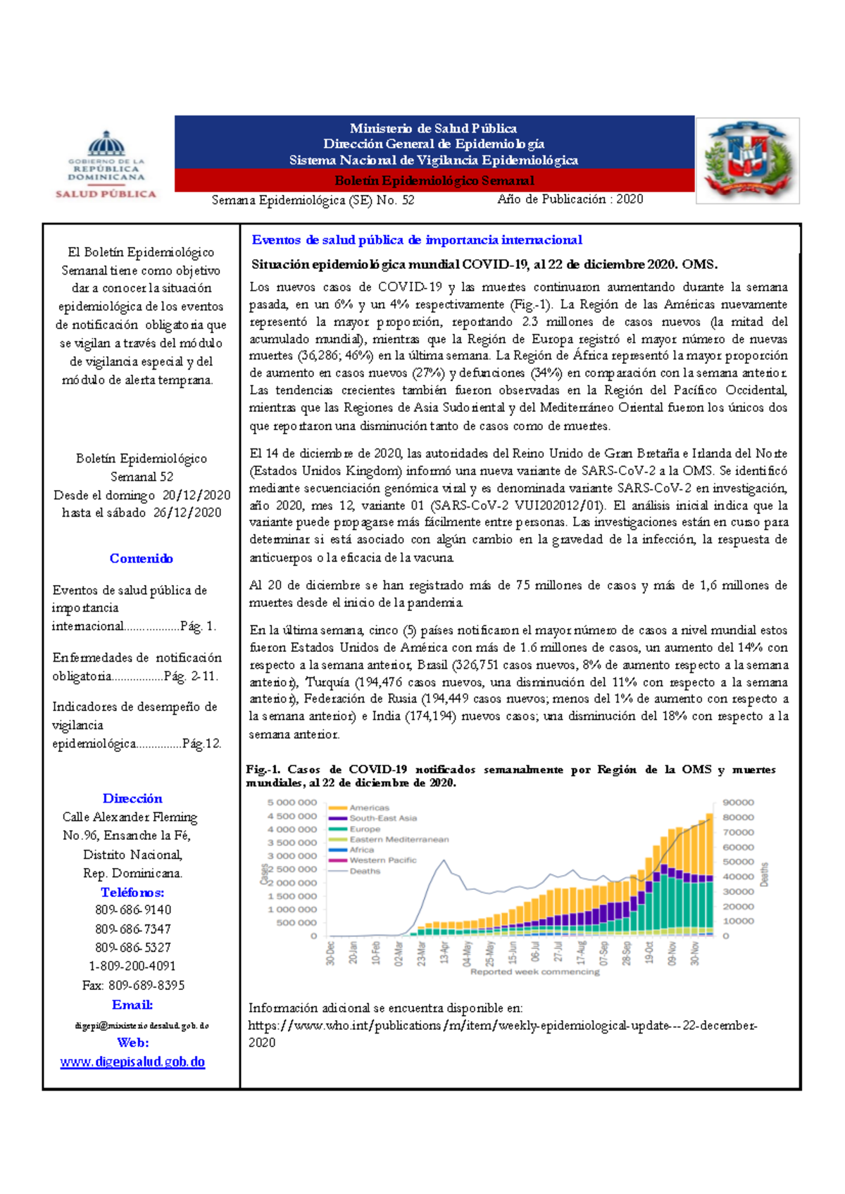 Boletín informativo 2 - Calle Alexander Fleming No, Ensanche la Fé ...