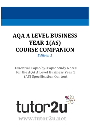 AQA AS Level Business Real World Examples - 3 What is Business ...