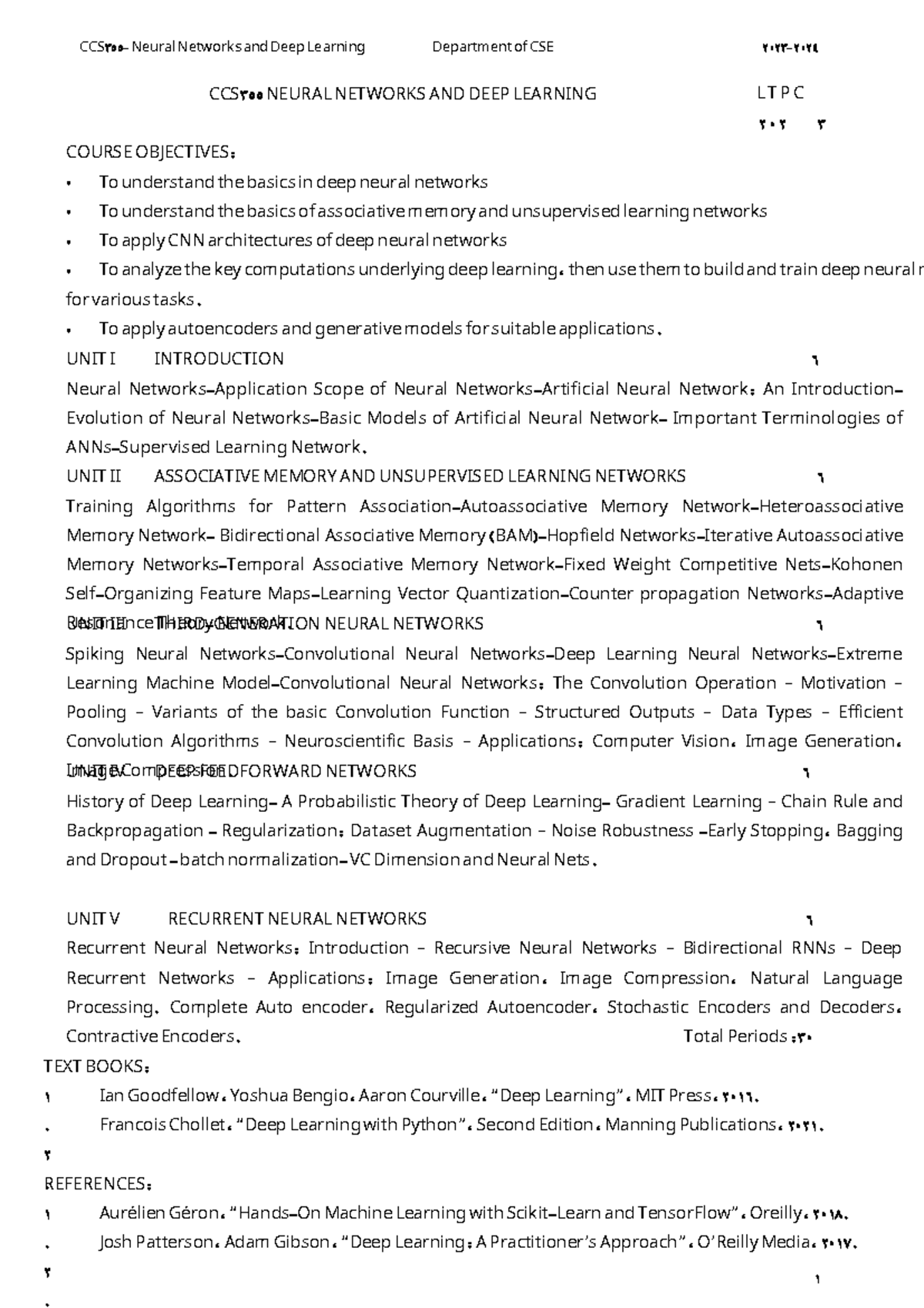 CCS355 Neural Networks and Deep Learning: Comprehensive Question Bank ...