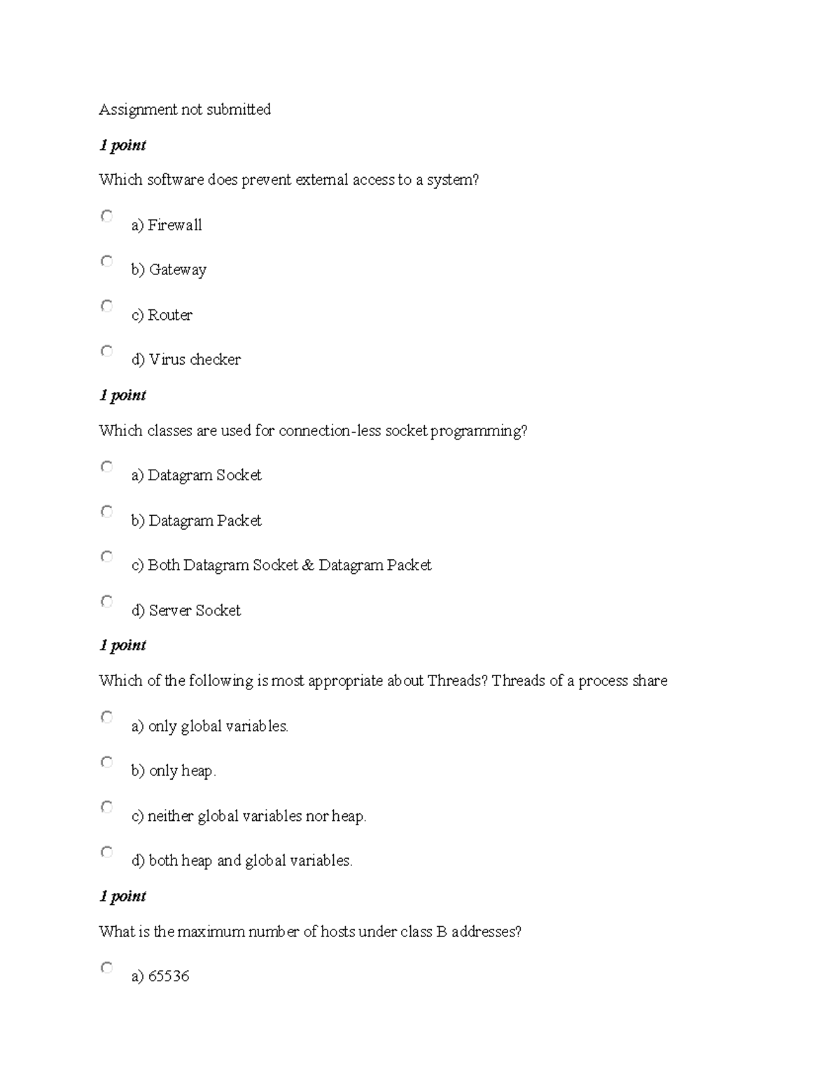 Nptel cloud computing - assignment - Assignment not submitted 1 point Which software does ...