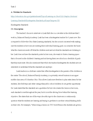 D169 Task 3 Complete - Task 3 Professional Collaboration Amber Moss 000601538 D169 Essential ...