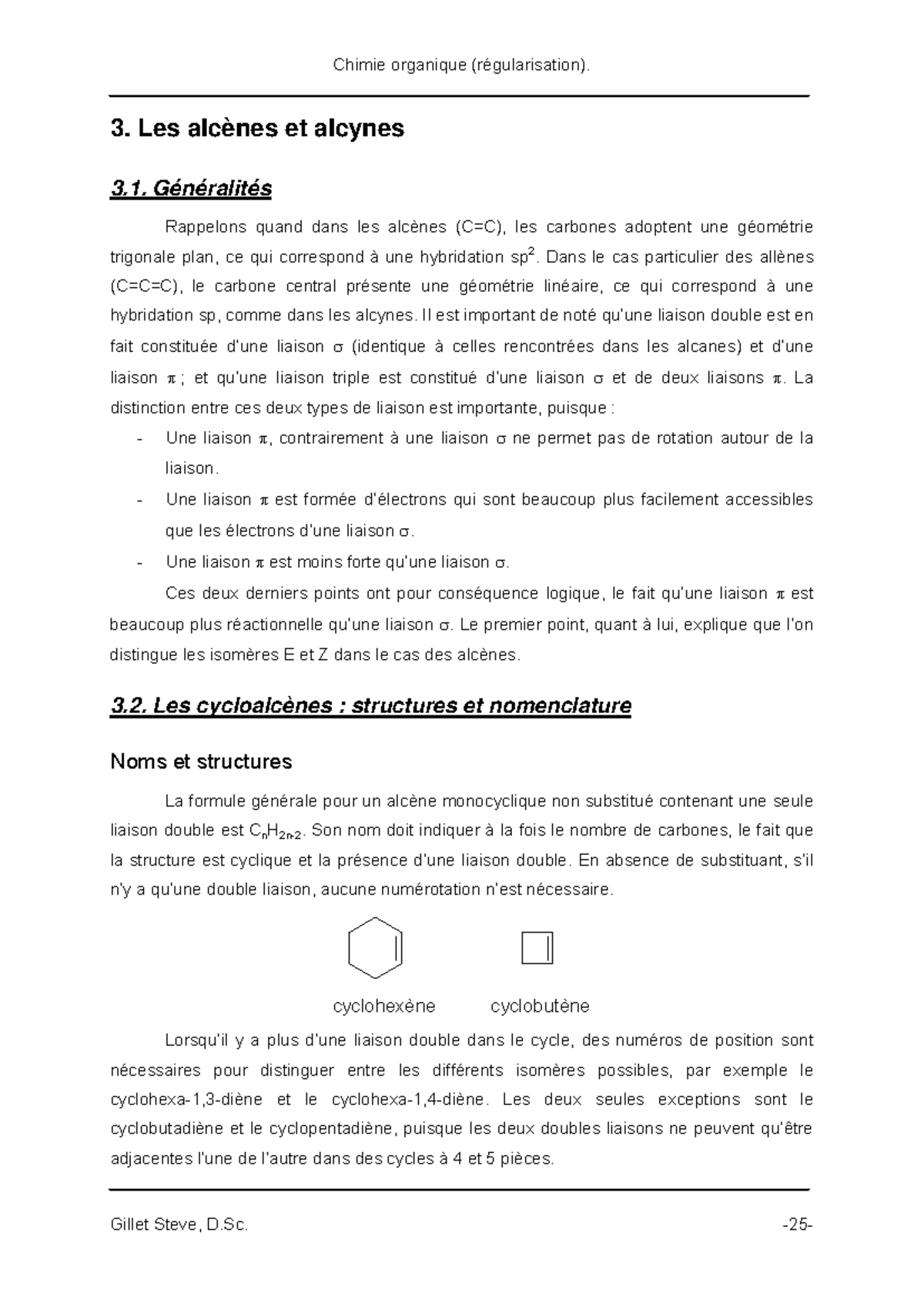 Chapitres 3 à 5 - Les Alcènes et Alcynes: Concepts et Réactions - Studocu
