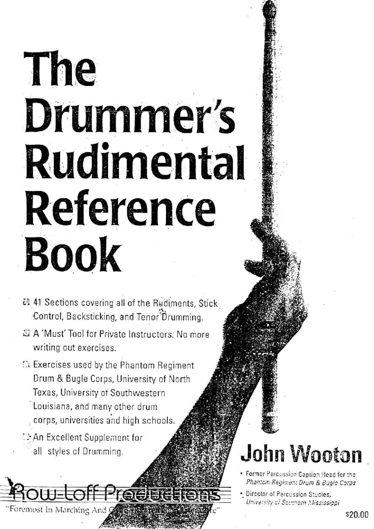 John Wooton - The Drummer's Rudimental Reference Book (RLP92K2500 ...