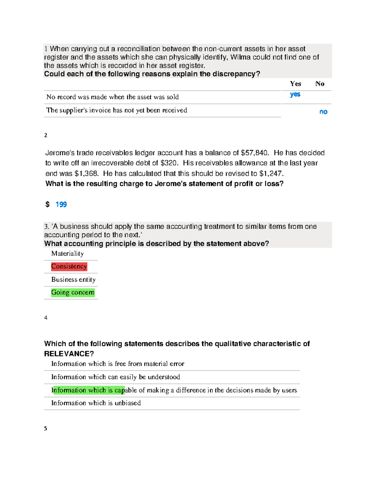 FA2 MOCK 1 Exam Preparation Guide - Studocu