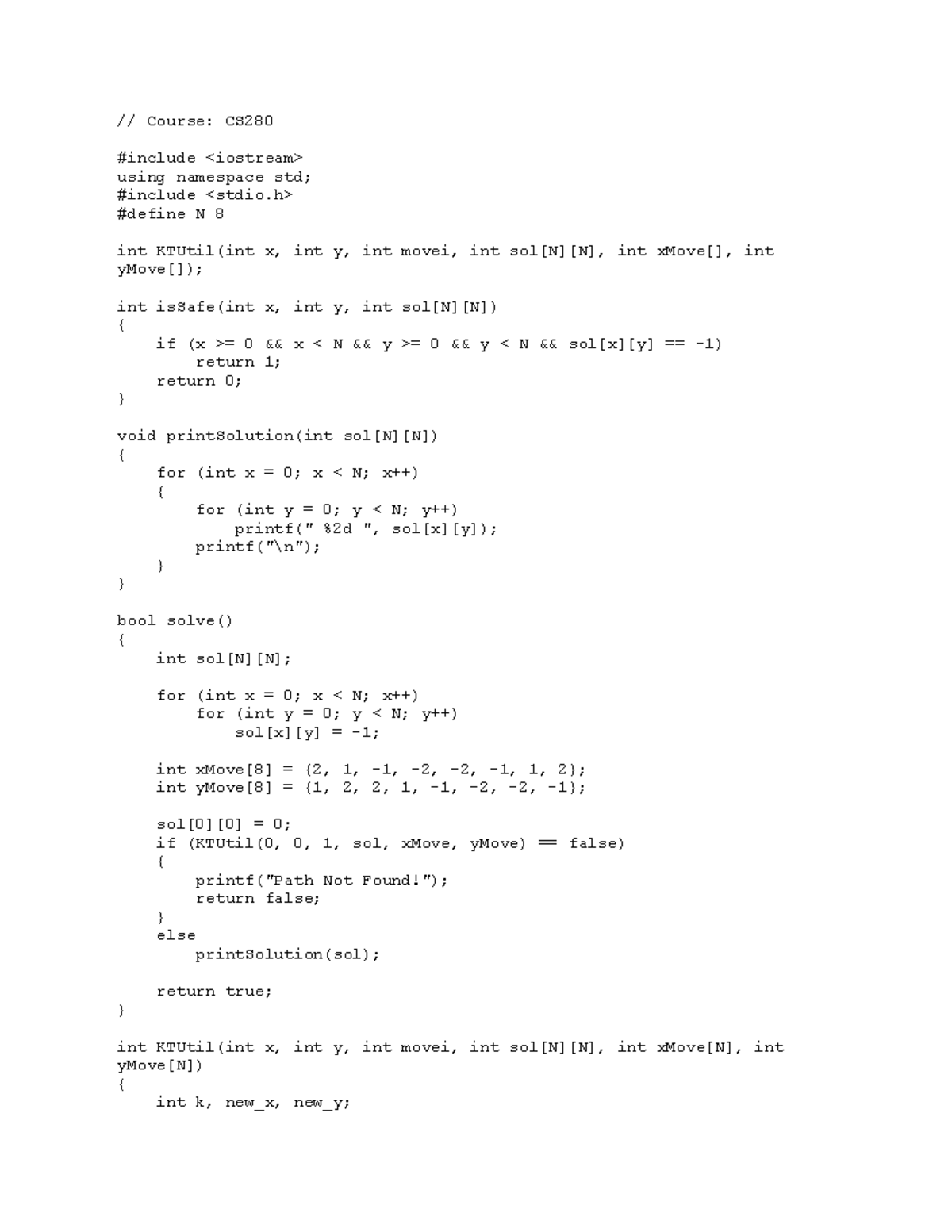 Main p1 - Project 1 .cc file - // Course: CS #include using namespace std; #include - Studocu