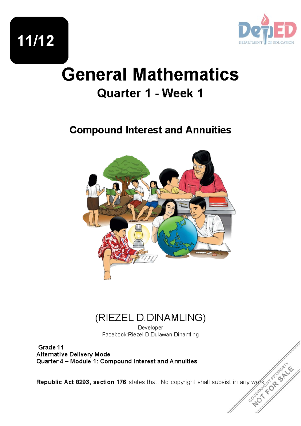 SLM Gen Math Q4 Week 1: Compound Interest & Annuities Notes - Studocu