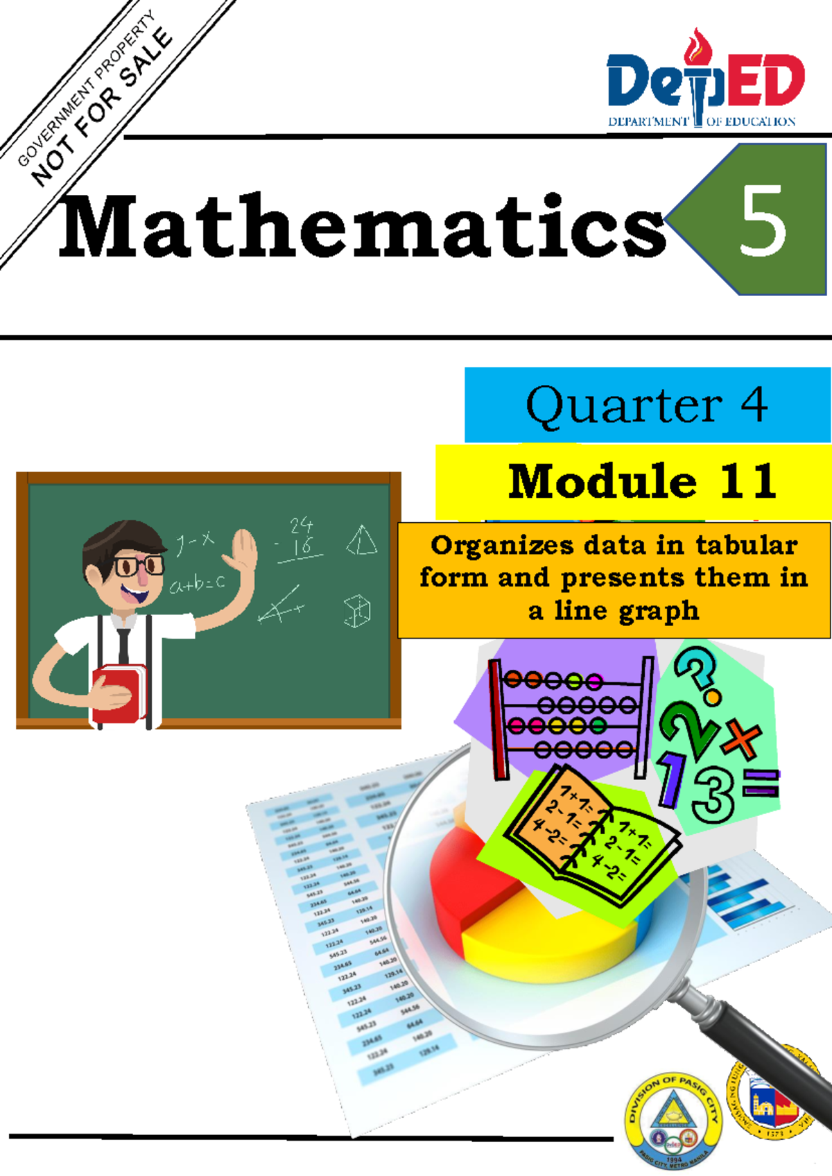 Math 5 Q4-M11: Organizing Data in Tables & Line Graphs - Studocu